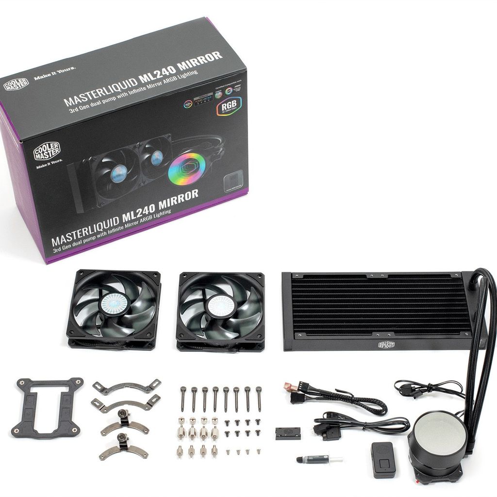 Tản nhiệt Cooler Master MASTERLIQUID ML240 MIRROR chính hãng – GEARVN.COM