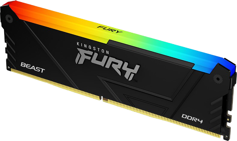 RAM Kingston Fury Beast 1x8GB 3600 DDR4 RGB (KF436C17BB2A/8) – GEARVN.COM