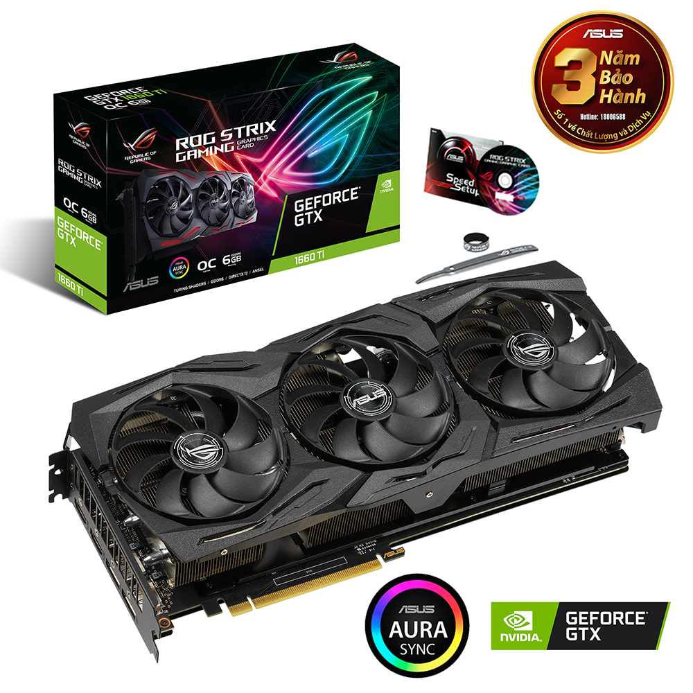 Card Màn Hình - VGA ROG Strix GTX 1660 Ti OC edition 6GB – GEARVN.COM