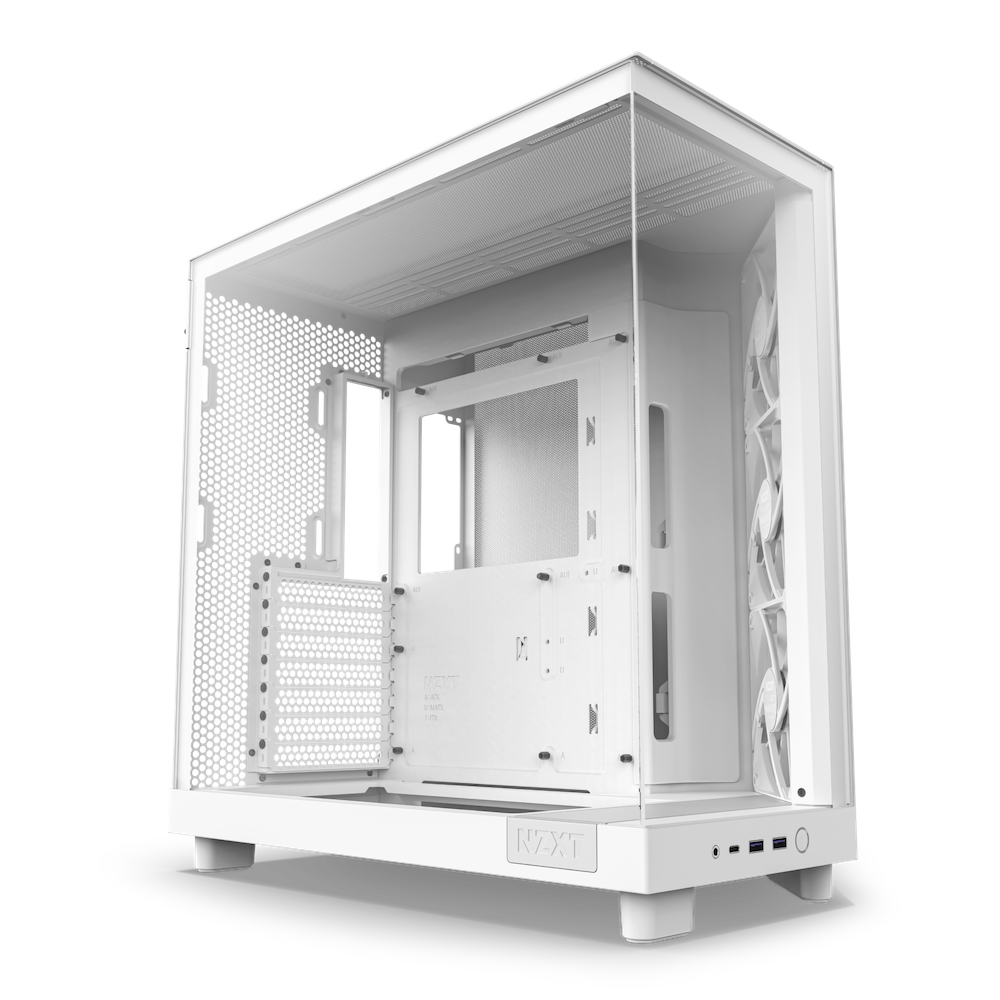 Case NZXT H6 Flow White chính hãng – GEARVN.COM