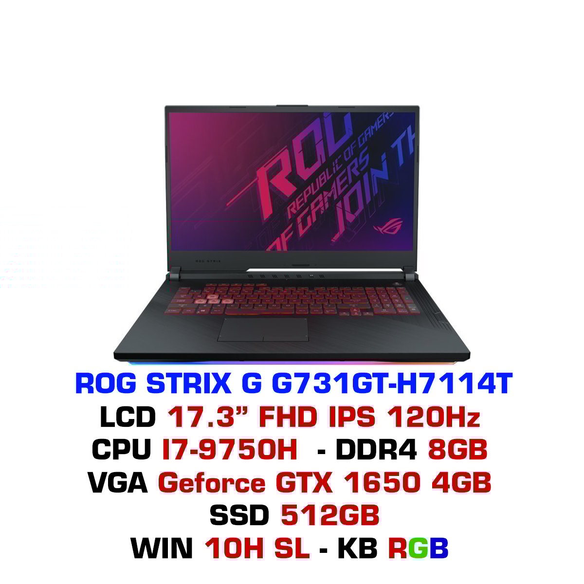Laptop Gaming Asus ROG Strix G G731GT H7114T – GEARVN.COM