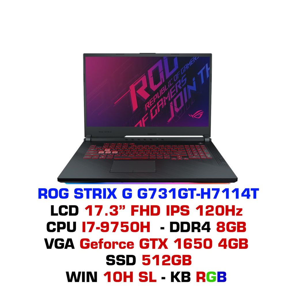 Laptop Gaming Asus ROG Strix G G731GT H7114T – GEARVN.COM