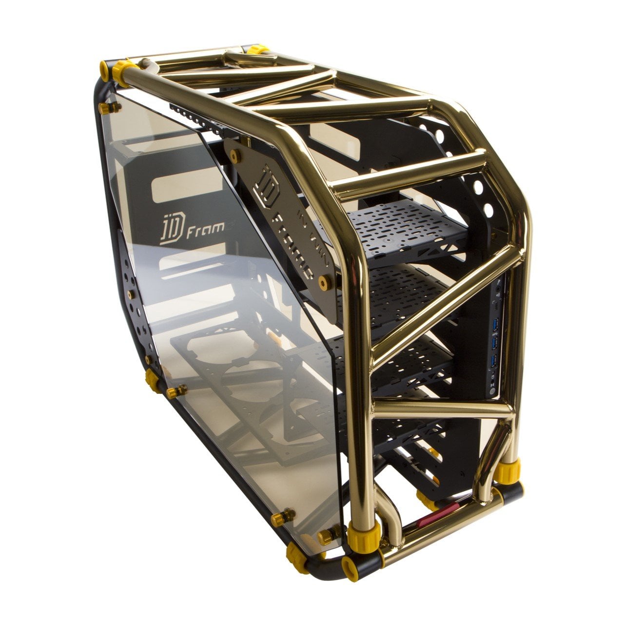 Case INWIN D-Frame 2.0 Black/ Gold Platinum giá rẻ – GEARVN.COM