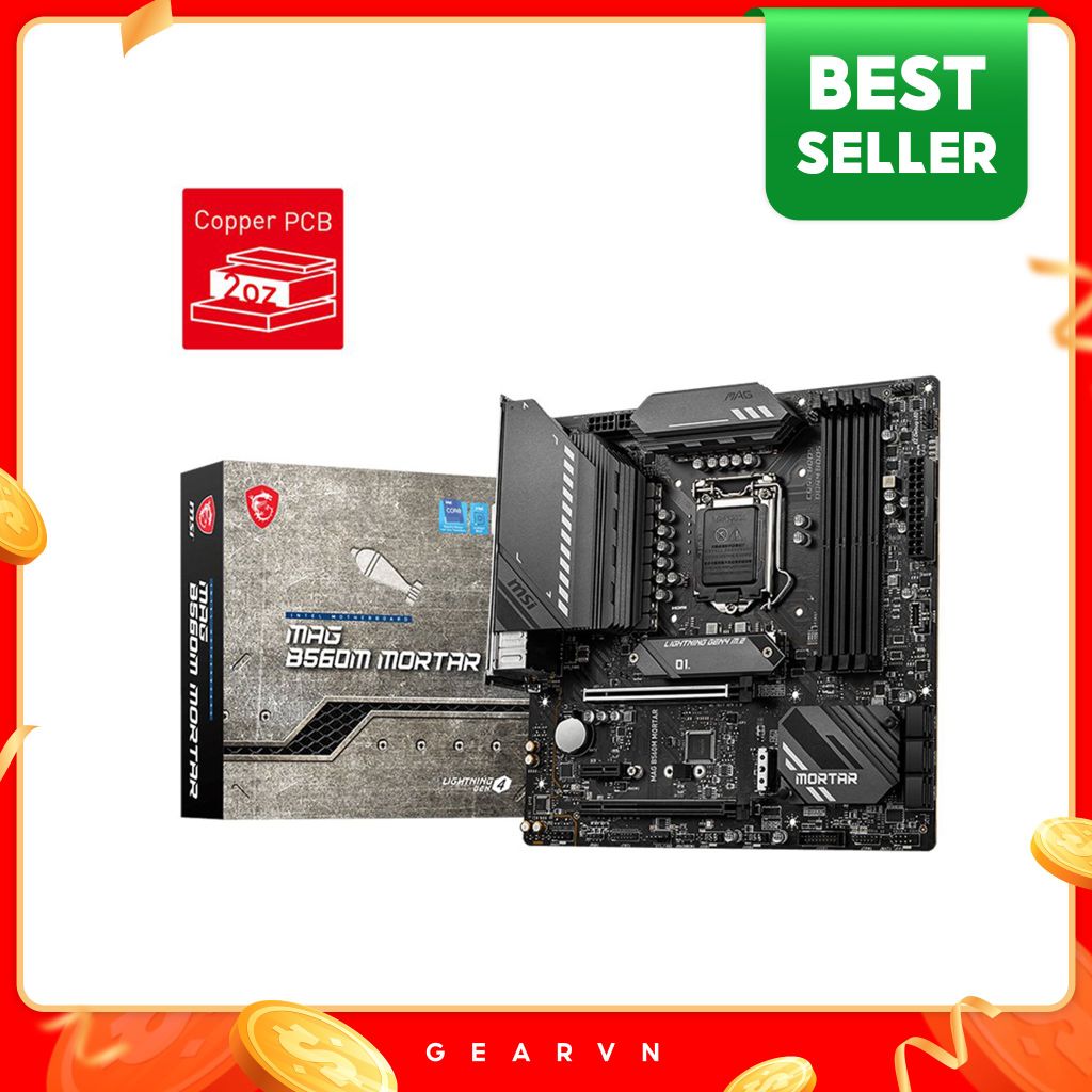 Mainboard MSI MAG B560M MORTAR chính hãng giá rẻ – GEARVN.COM