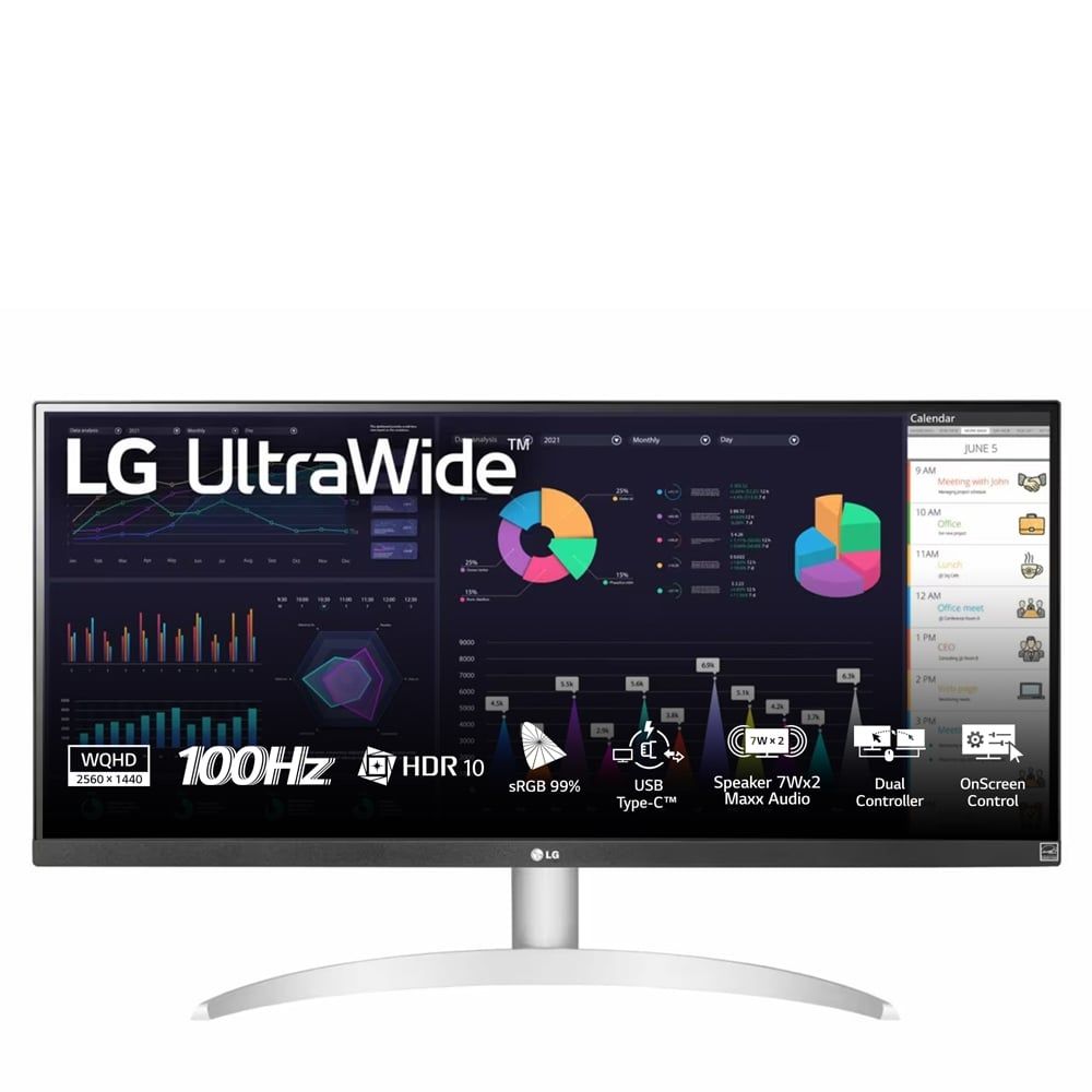 Màn hình LG 29WQ600-W 29" IPS 100Hz USBC HDR10 UWFHD – GEARVN.COM