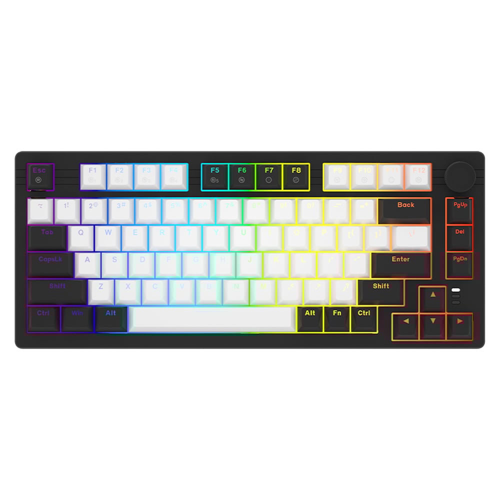 Bàn phím cơ DareU EK75 White Black chính hãng giá rẻ – GEARVN.COM