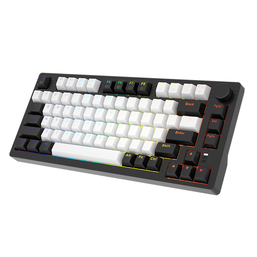 Bàn phím cơ DareU EK75 White Black DareU Dream switch – GEARVN.COM