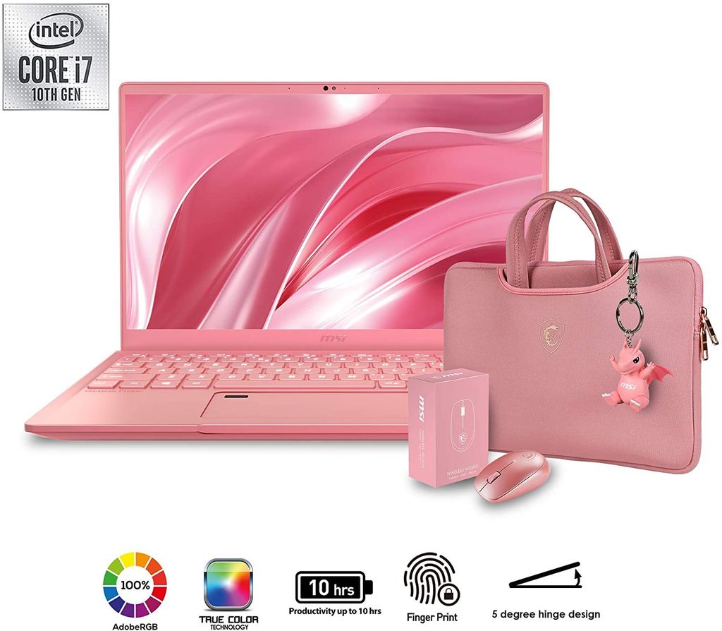 Laptop MSI Prestige 14 A10RAS 234VN Rose Pink – GEARVN.COM