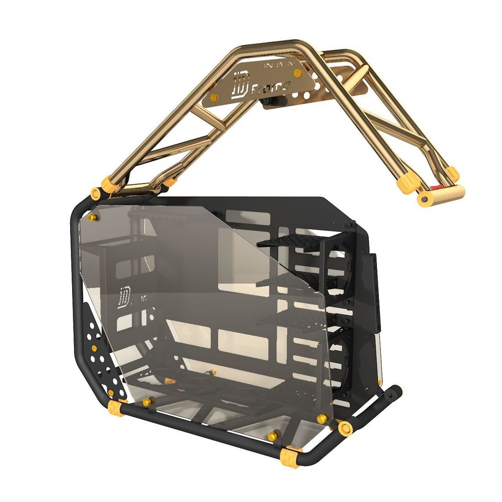 Case INWIN D-Frame 2.0 Black/ Gold Platinum giá rẻ – GEARVN.COM