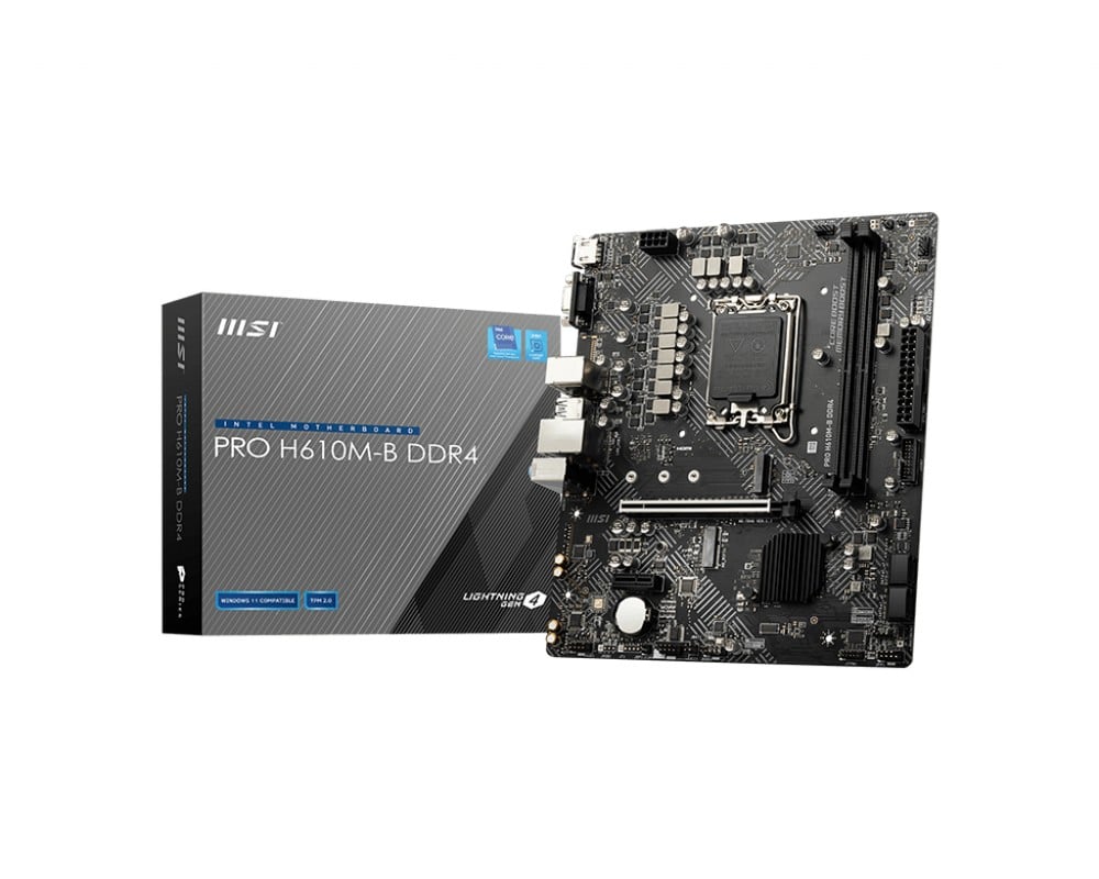 Bo mạch chủ MSI PRO H610M-B DDR4 chính hãng, giá rẻ – GEARVN.COM