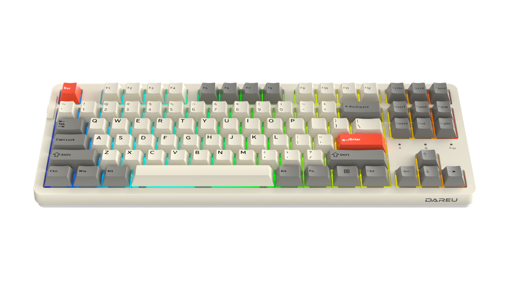 Bàn phím Không dây EK87 Pro RGB Trắng Dream Switch chính hãng, giá rẻ ...