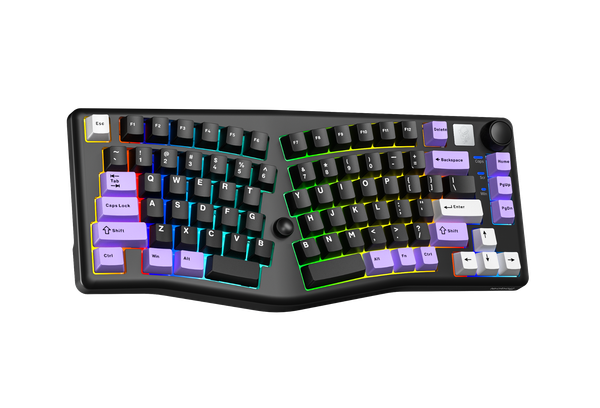 Bàn phím Leobog A75 TM (Tím+đen/Rambo Switch) – GEARVN.COM