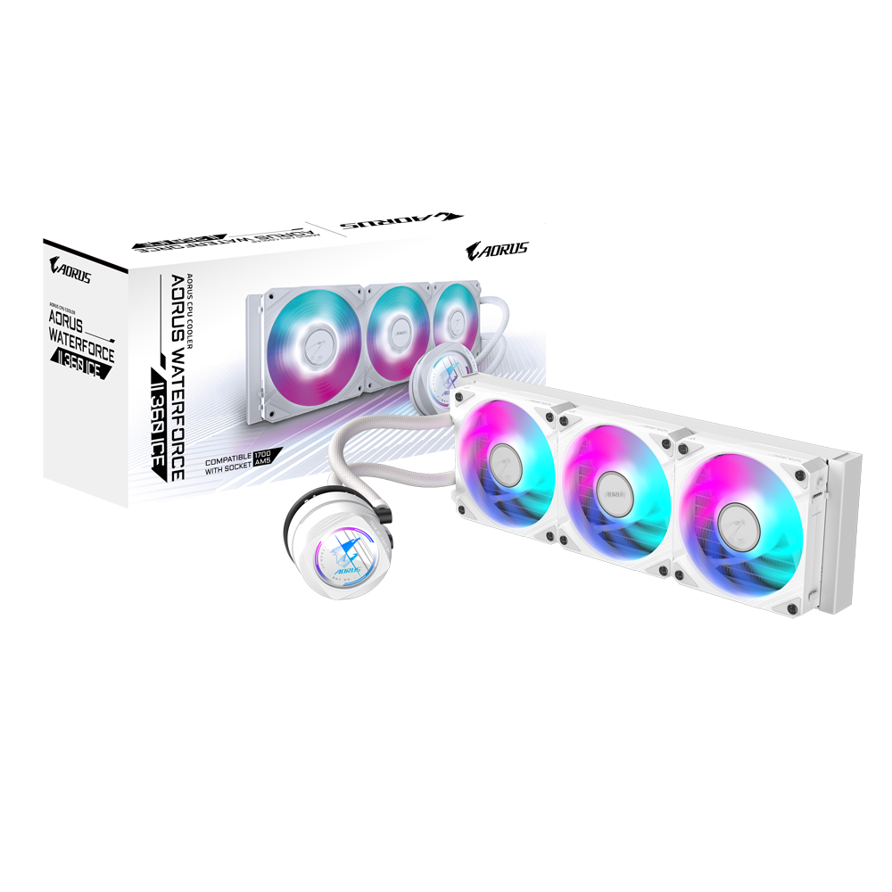 Tản nhiệt AIO GIGABYTE AORUS WATERFORCE II 360 ICE – GEARVN.COM