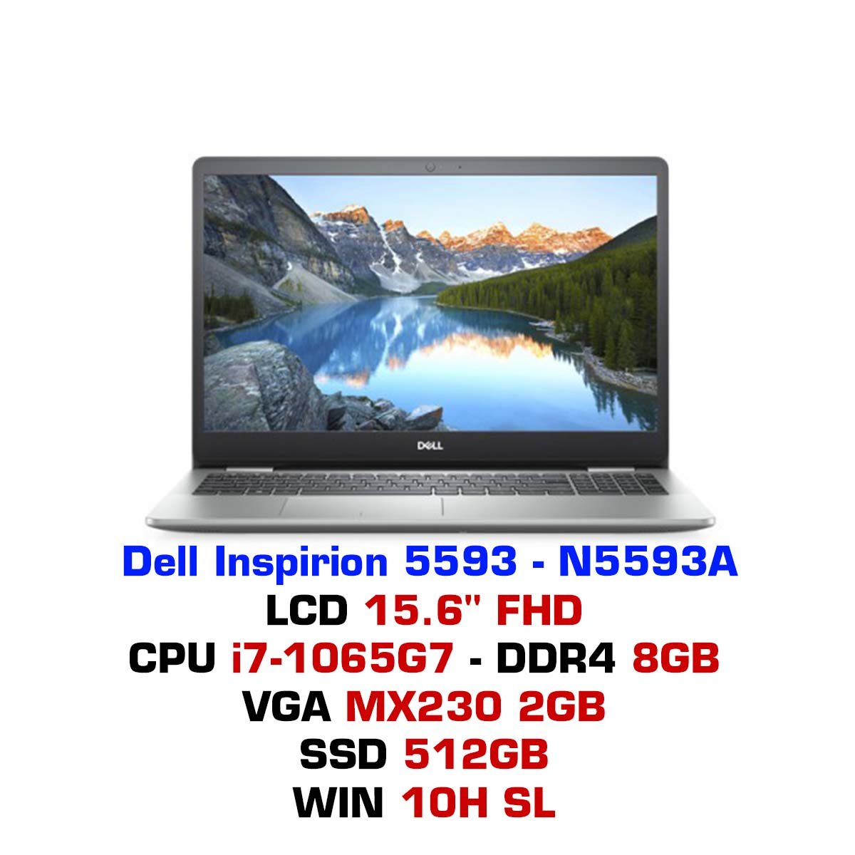 Laptop Dell Inspiron 5593 N5593A Chính Hãng Giá Tốt – GEARVN.COM