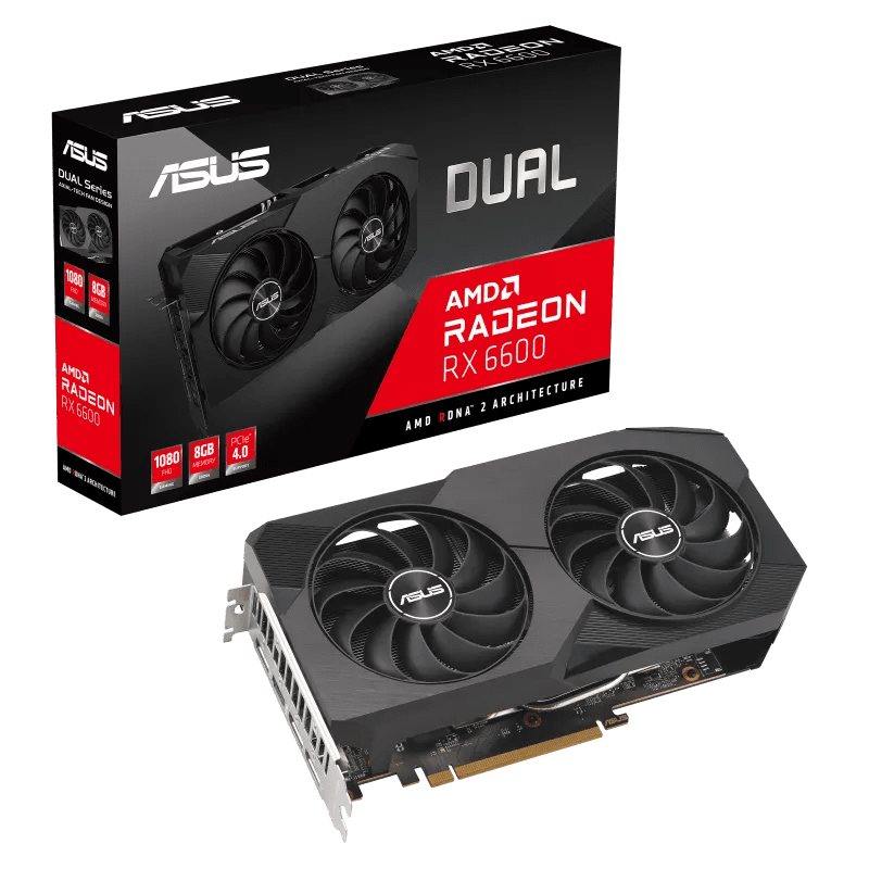 Card Màn Hình ASUS Dual Radeon RX 6600 V2 8GB GDDR6 – GEARVN.COM