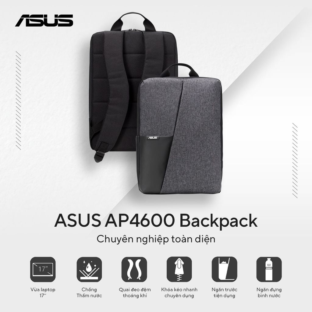 Phụ kiện Balo ASUS AP4600 ASUS BACKPACK(90XB08L0-BBP020) – GEARVN.COM
