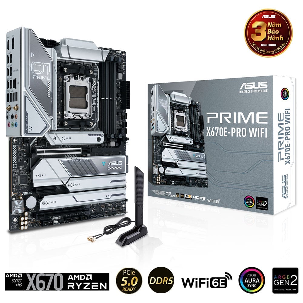 Mainboard ASUS PRIME X670E-PRO WIFI (DDR5) chính hãng – GEARVN.COM