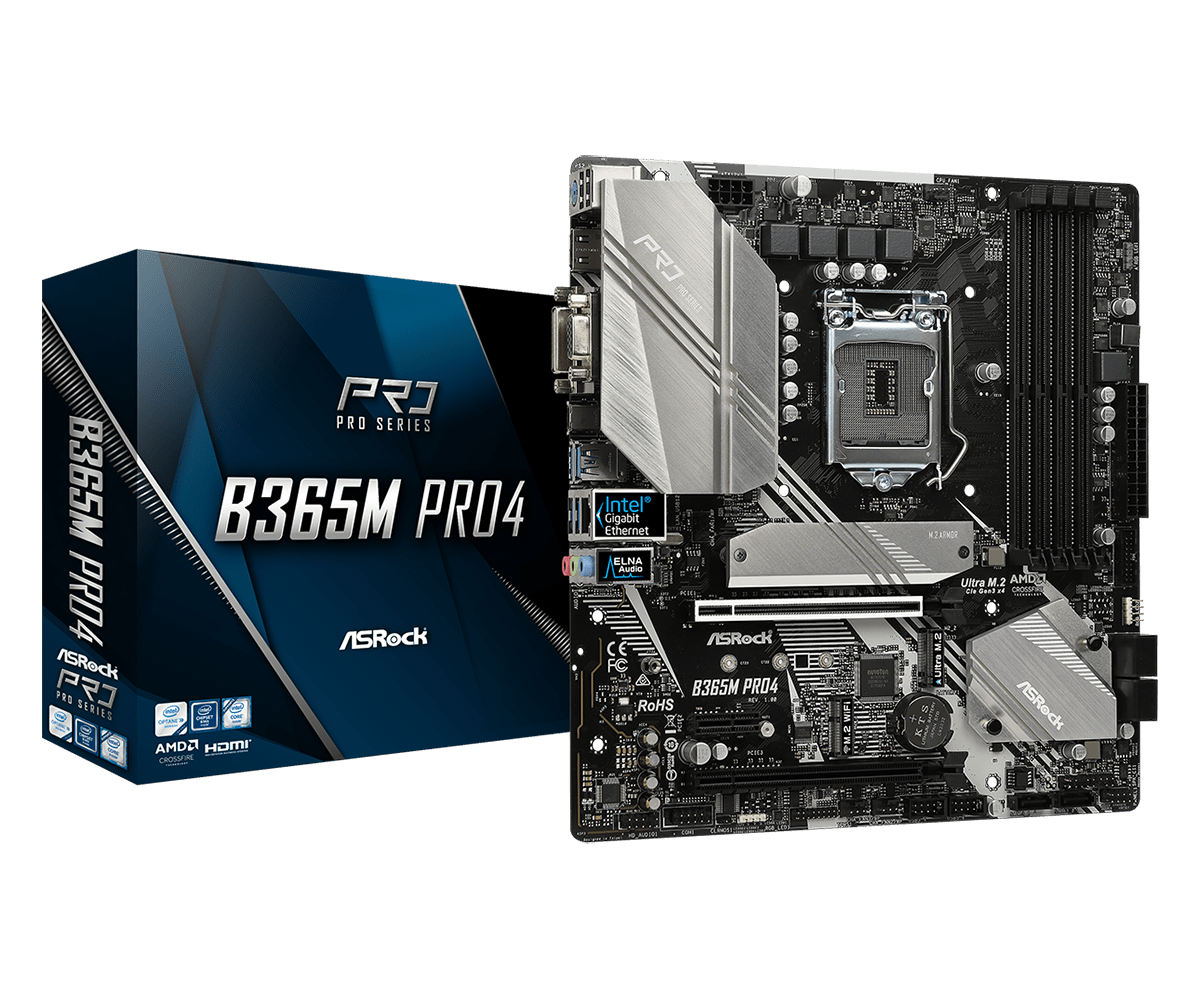 Main Asrock B365M Pro4 LGA 1151v2 chính hãng – GEARVN.COM