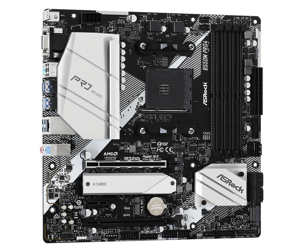 Bo mạch chủ ASROCK B550M Pro4 chính hãng, giá rẻ – GEARVN.COM