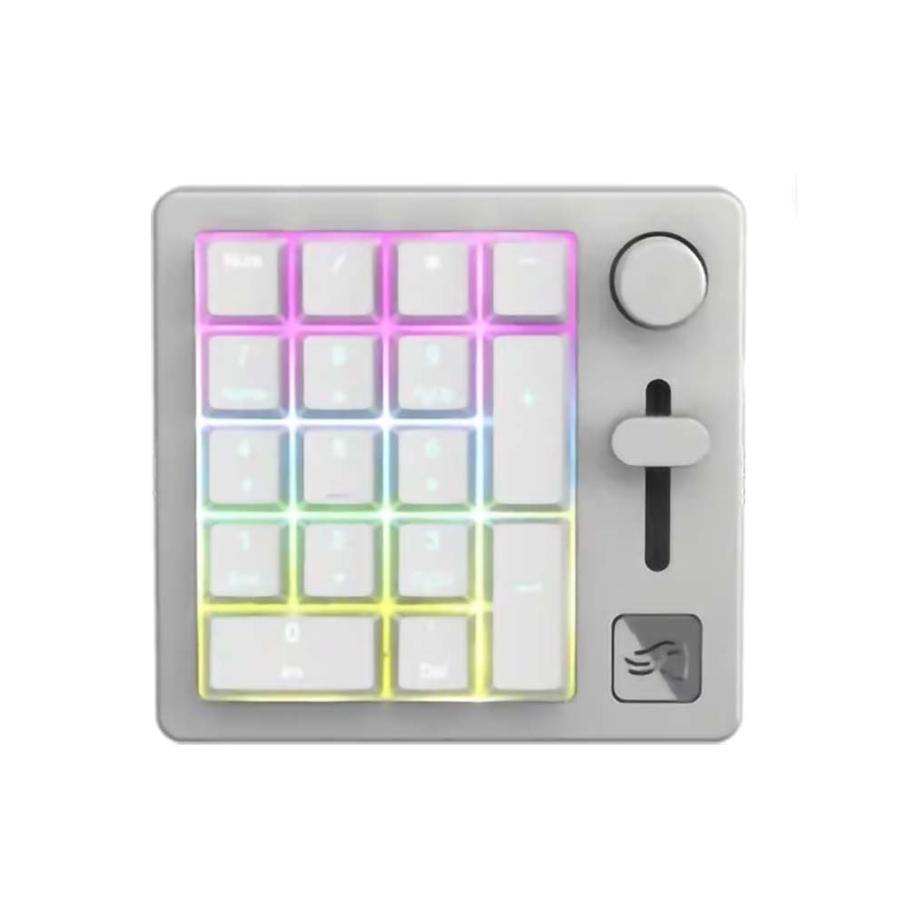 Bàn phím số Glorious Numpad Prebuilt White Ice – GEARVN.COM Bàn phím số Glorious Numpad Prebuilt White Ice – GEARVN.COM