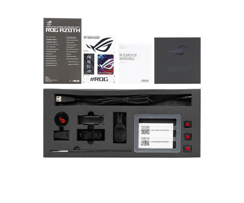 Bàn phím cơ Asus ROG Azoth NX Brown Switch – GEARVN.COM