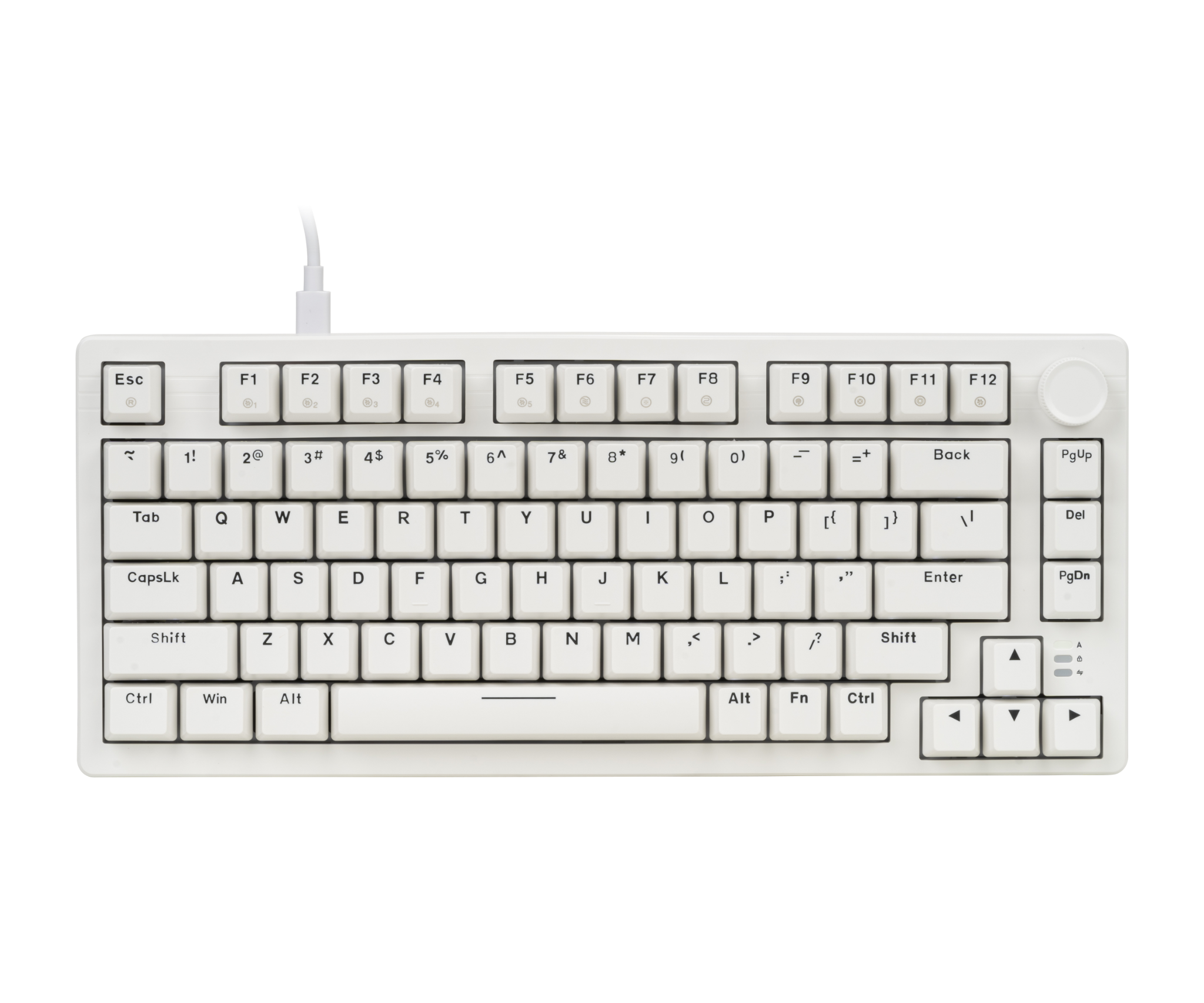 Bàn phím cơ DareU EK75 Full White Firefly switch chính hãng, giá rẻ ...