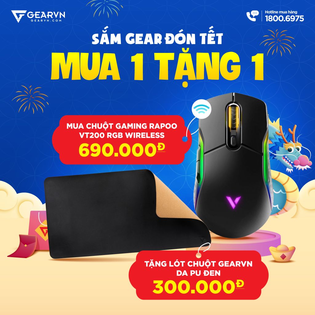 Chuột Rapoo VT200 Wireless – GEARVN.COM