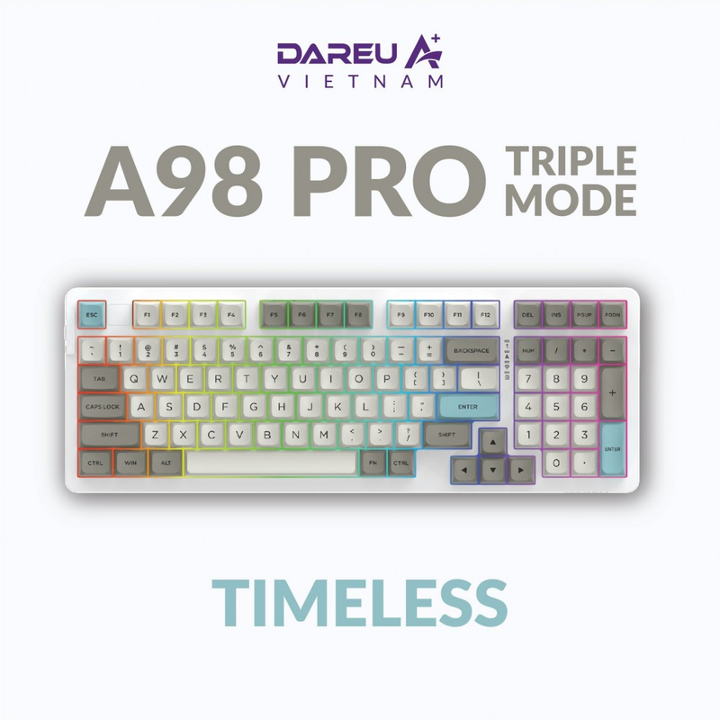 Bàn phím cơ DareU A98 Pro TM Timeless Dream switch – GEARVN.COM