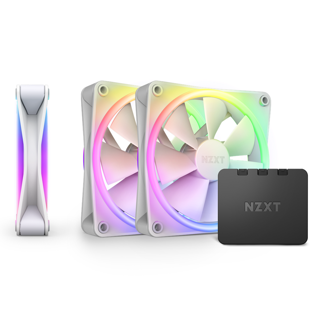 Fan NZXT F120 RGB Triple White chính hãng, giá rẻ – GEARVN.COM