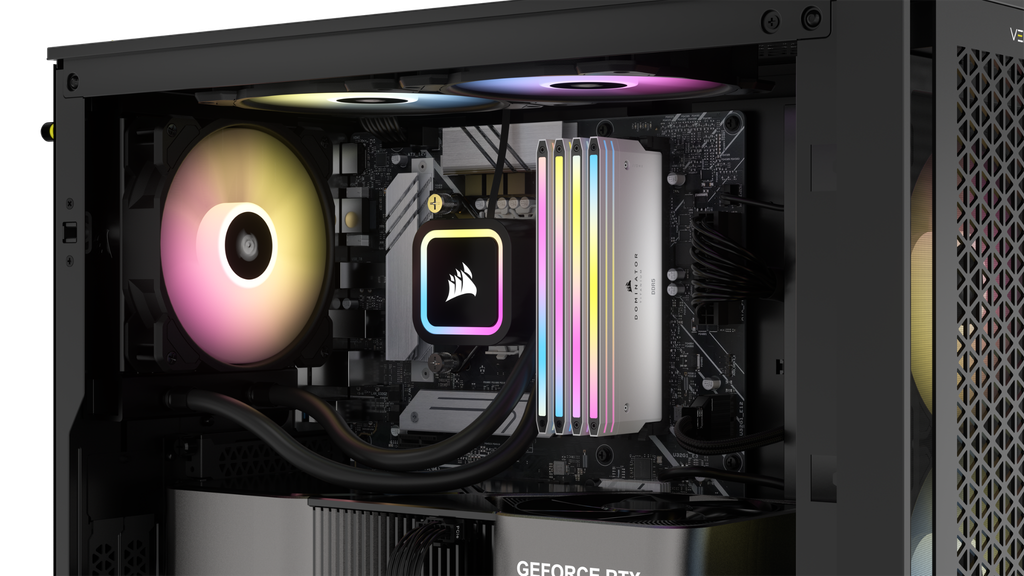 RAM Corsair Dominator Titanium White 32GB (2x16GB) RGB 60000 DDR5 (CMP ... RAM Corsair Dominator Titanium White 32GB (2x16GB) RGB 60000 DDR5 (CMP ...