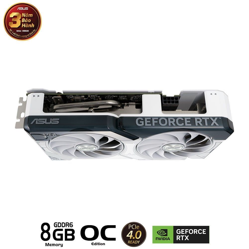VGA ASUS Dual GeForce RTX 4060 Ti White OC Edition 8GB chính hãng – GEARVN.COM
