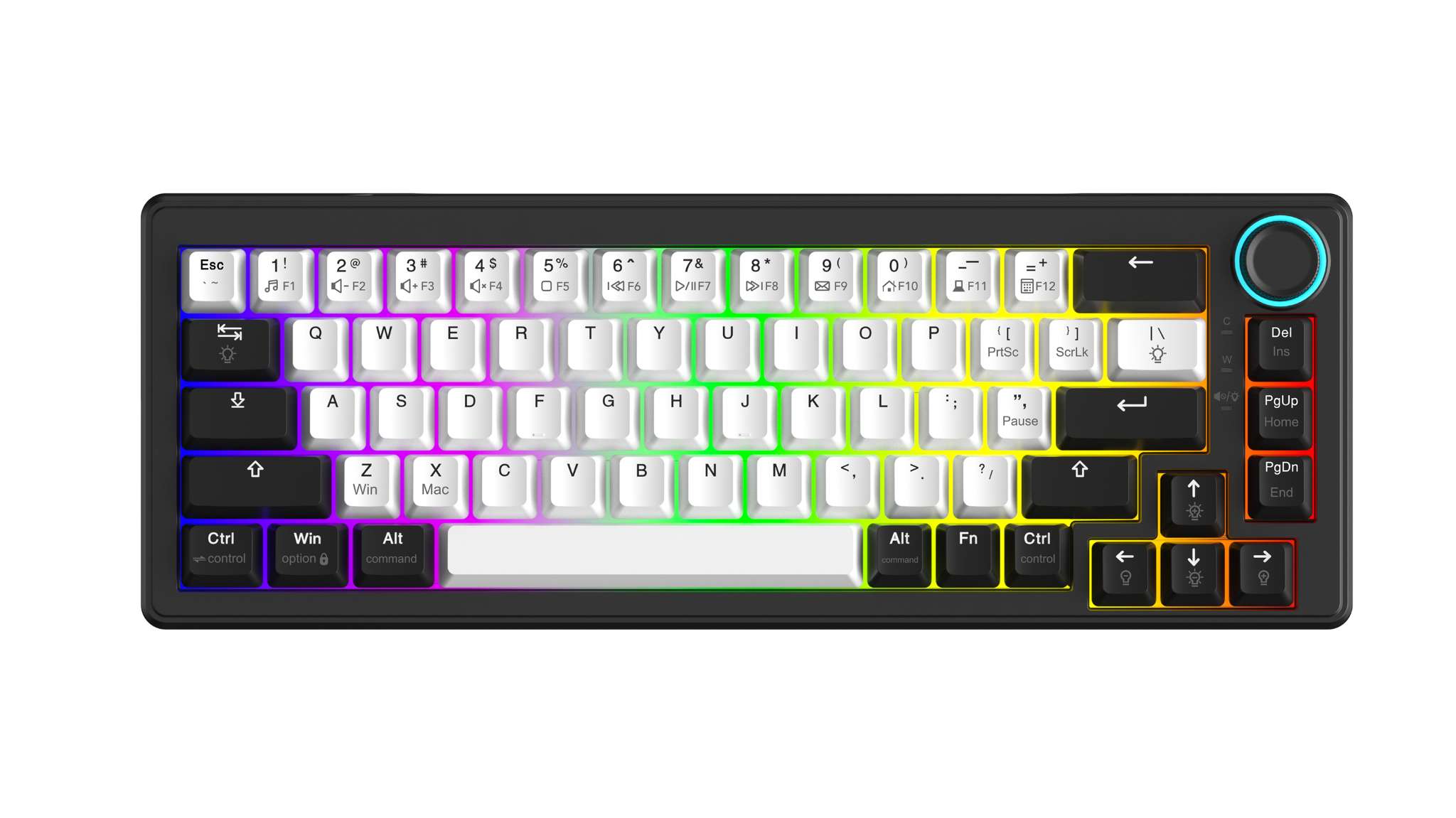 Bàn phím cơ DareU EK65s White Black PBT Dream Switch chính hãng – GEARVN.COM