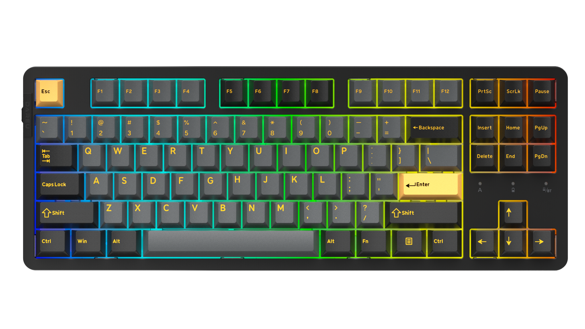 Bàn phím Không dây EK87 Pro RGB Trắng Dream Switch chính hãng, giá rẻ. – GEARVN.COM