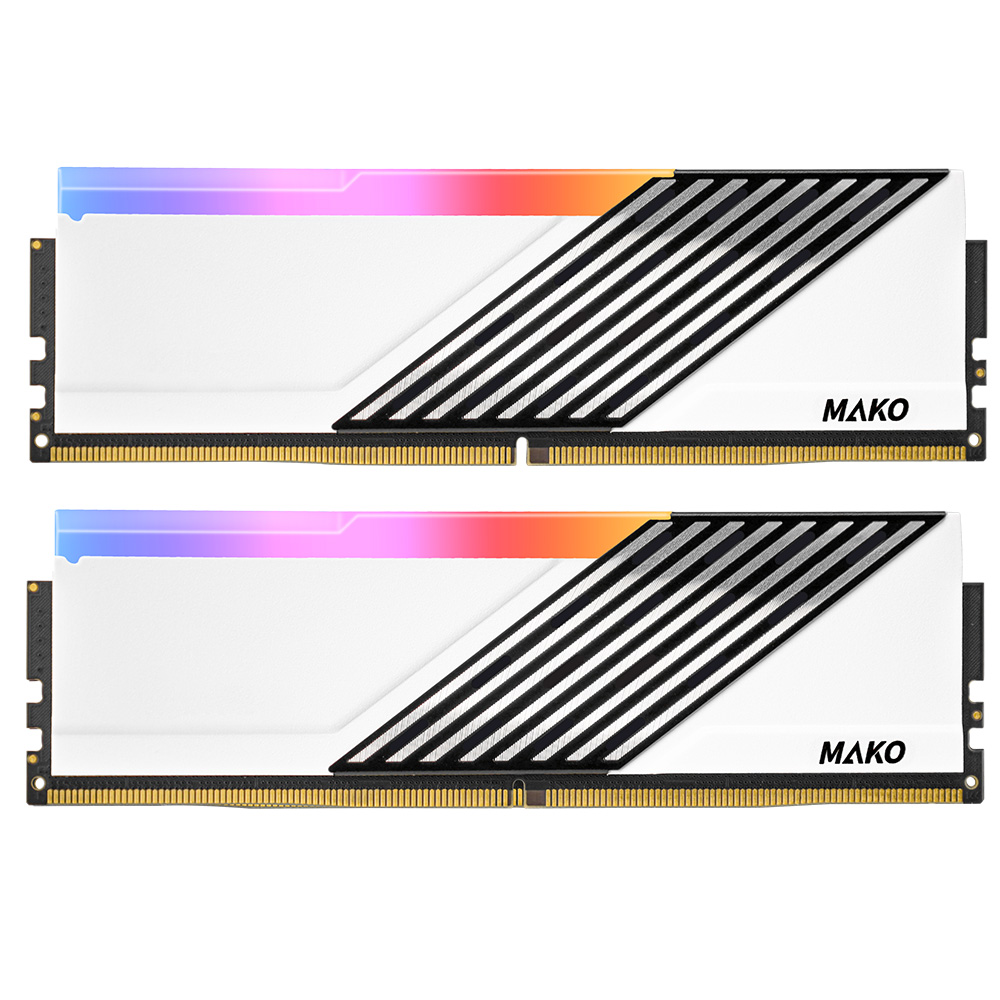 Ram PNY XLR8 MAKO 2x16GB 6000 RGB White D5 – GEARVN.COM