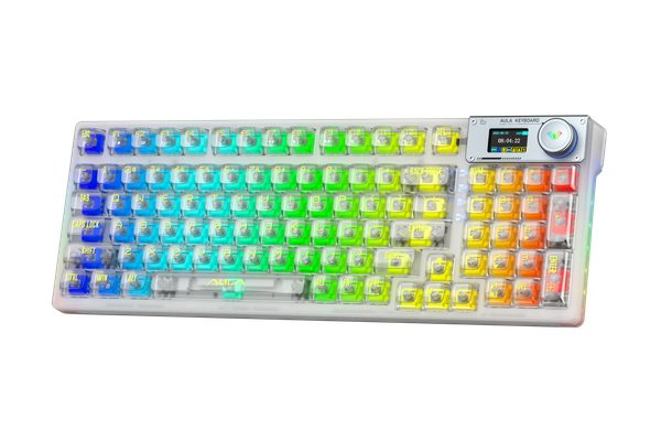 Bàn phím AULA F98 PRO TM (Trắng/ Ice Crystal Switch) chính hãng ...
