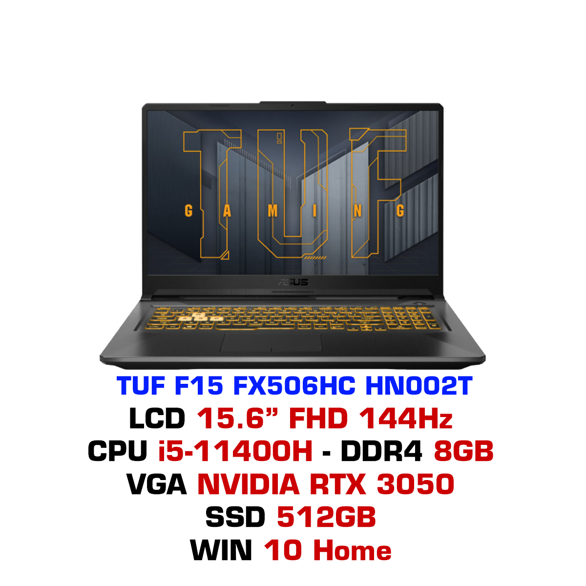 Laptop ASUS TUF Gaming F15 FX506HC HN002T chính hãng – GEARVN.COM