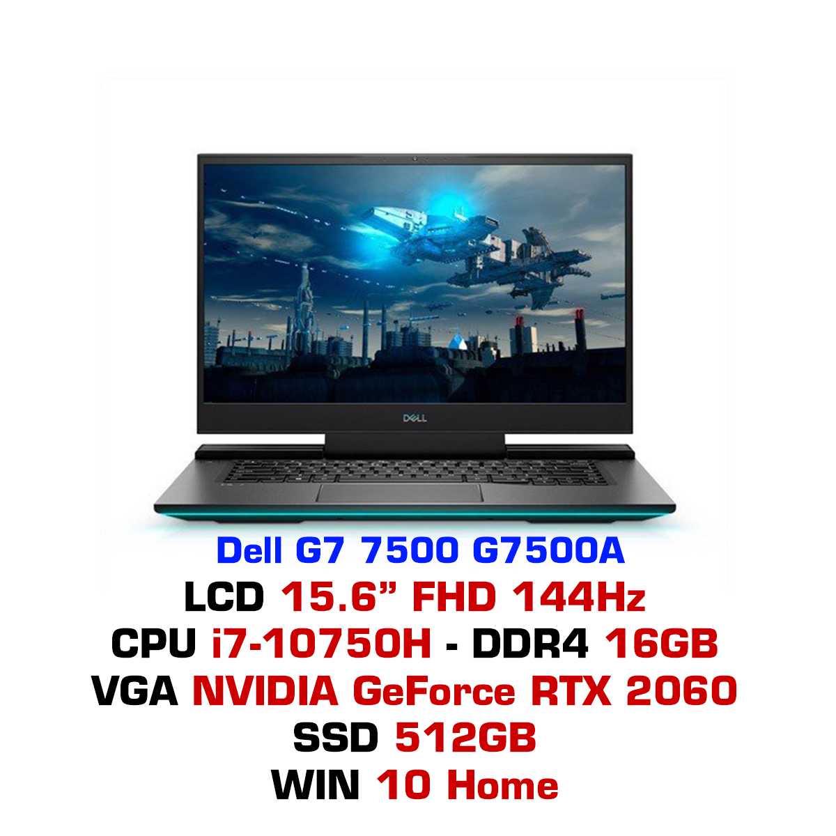 Laptop Dell G7 7500 G7500A chính hãng, giá rẻ – GEARVN.COM