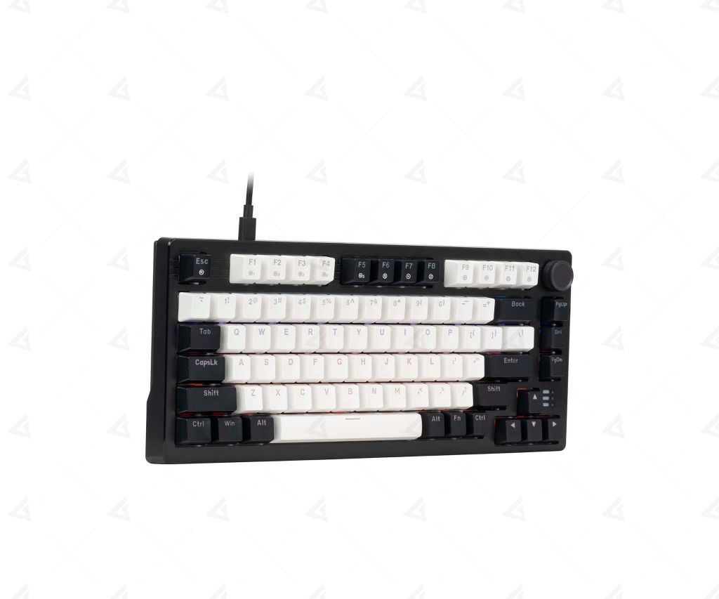 Bàn phím cơ DareU EK75 White Black chính hãng giá rẻ – GEARVN.COM