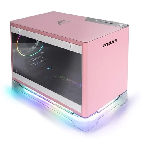 Case máy tính INWIN A1 Prime Pink (ITX) chính hãng – GEARVN.COM