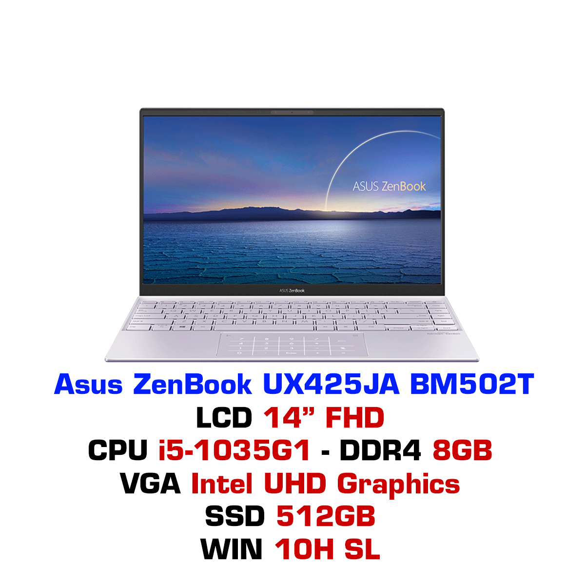 Laptop Asus ZenBook UX425JA BM502T chính hãng – GEARVN.COM
