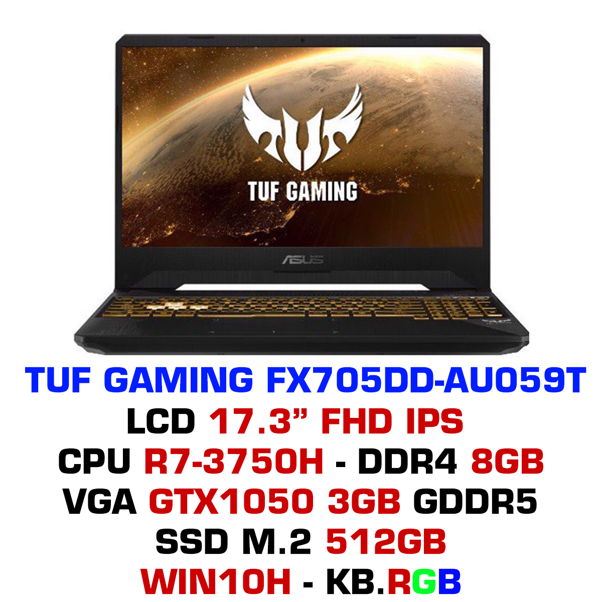 Laptop ASUS TUF Gaming FX705DD-AU059T – GEARVN.COM