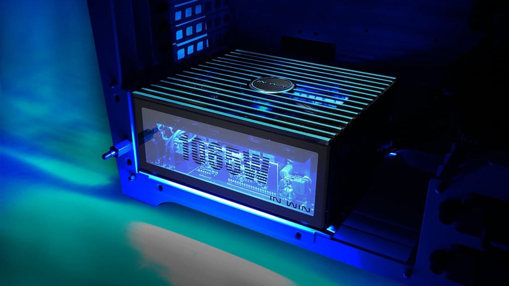 Case INWIN H-Frame 2.0 White/ Blue LED Light giá rẻ – GEARVN.COM