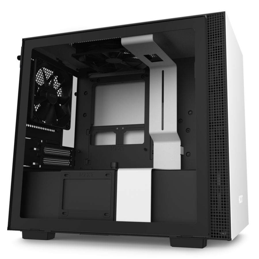 Vỏ máy tính NZXT H210 MATTE WHITE ( Mini Tower ) – GEARVN.COM