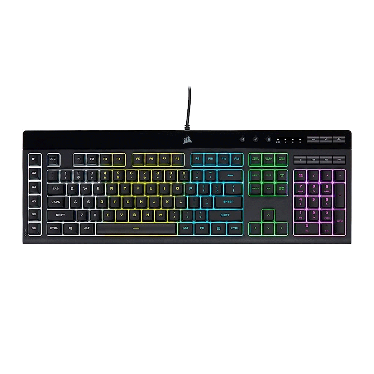 Bàn phím Corsair K55 RGB PRO LITE chính hãng giá rẻ – GEARVN.COM