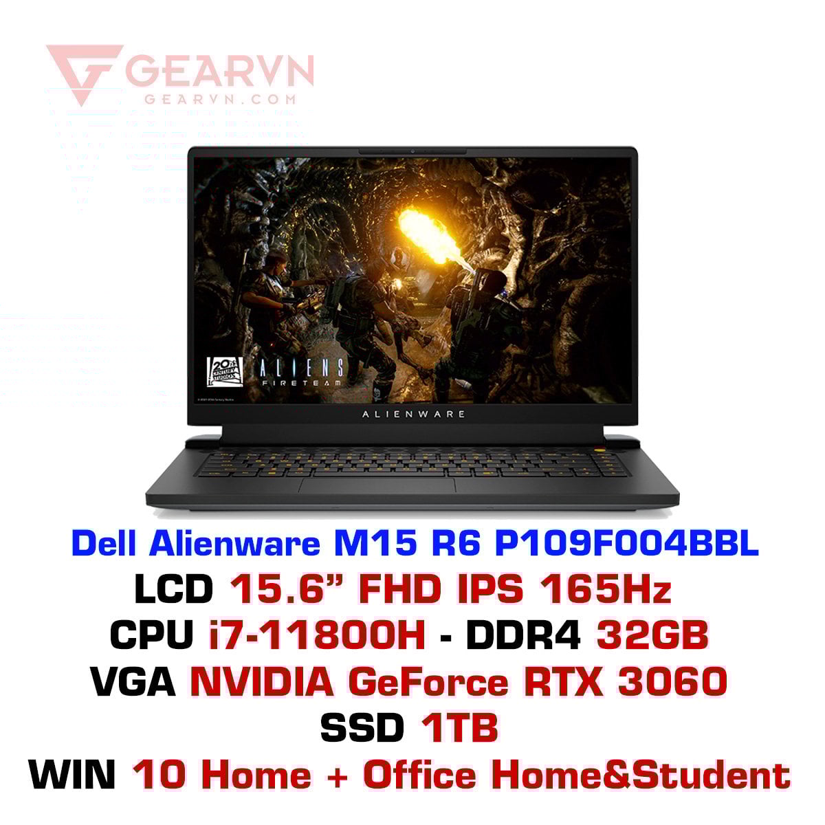 Laptop Gaming Dell Alienware M15 R6 P109F001BBL chính hãng – GEARVN.COM