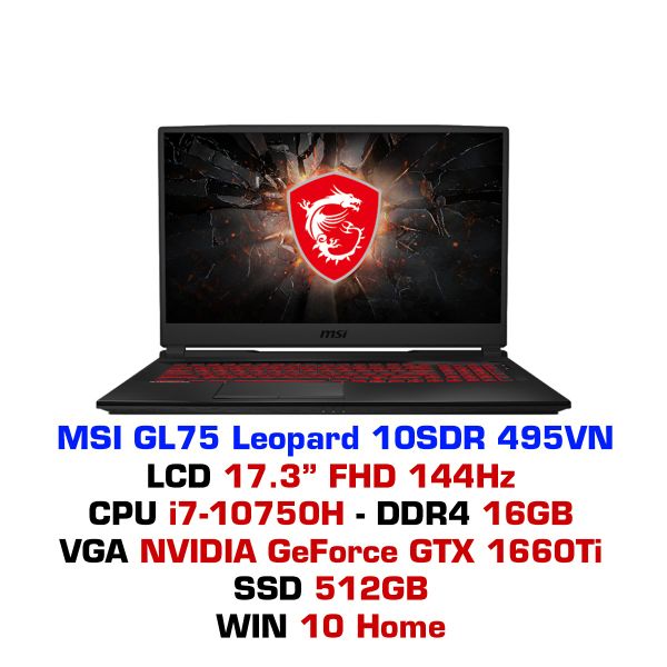 Laptop MSI GL75 Leopard 10SDR 495VN chính hãng – GEARVN.COM