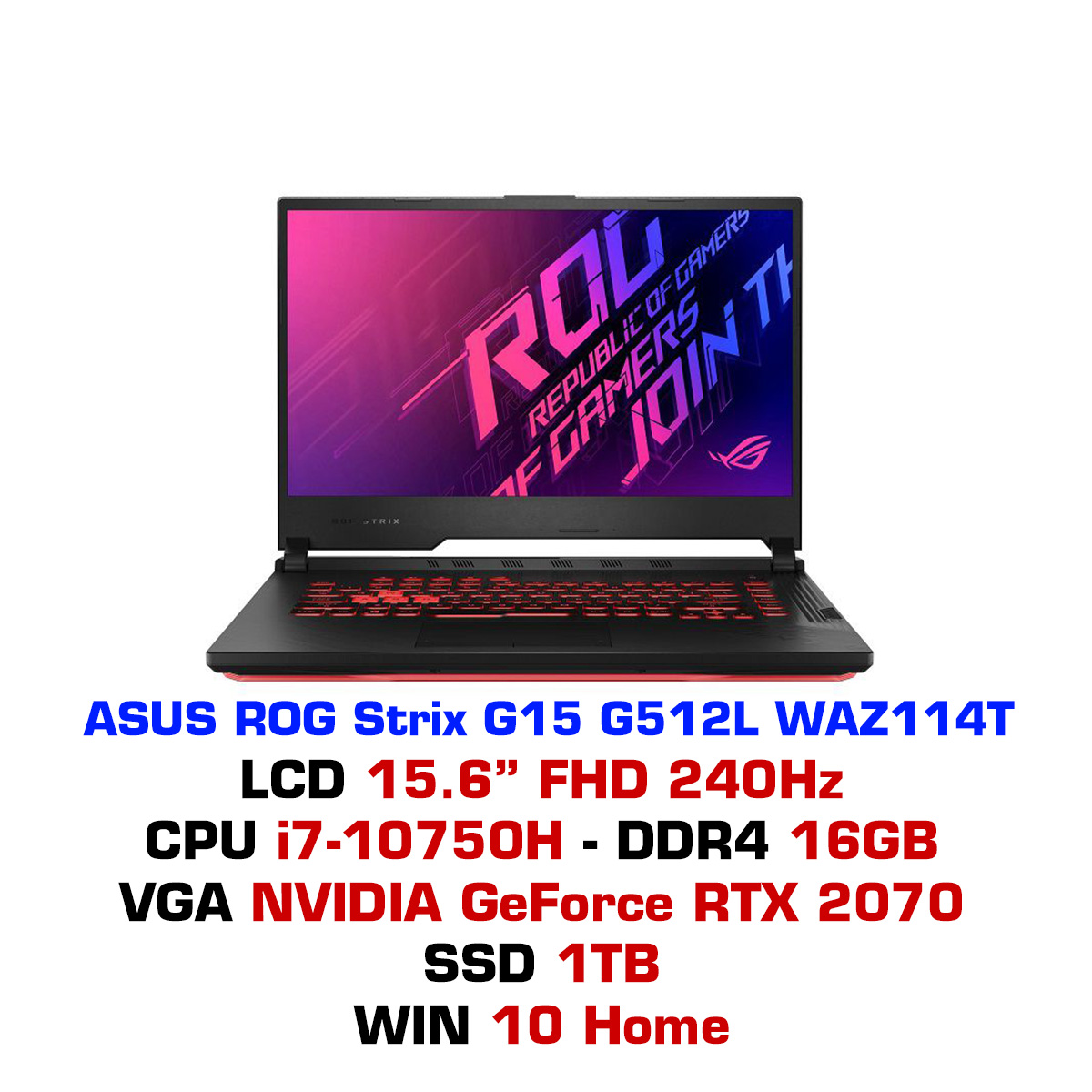 Laptop gaming ASUS ROG Strix G15 G512L WAZ114T – GEARVN.COM