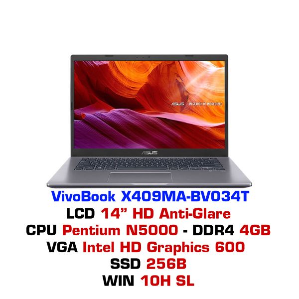 Laptop Asus Vivobook X409MA-BV034T (SILVER) – GEARVN.COM