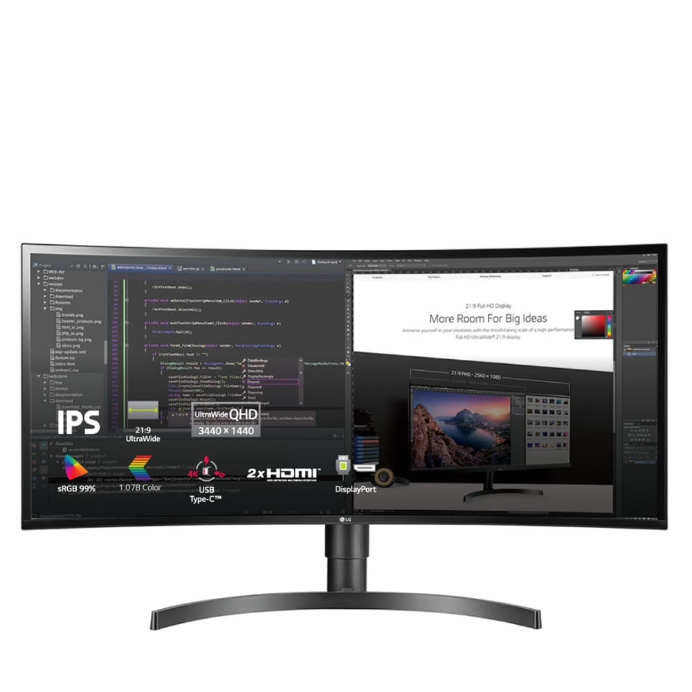 Màn hình cong LG 34WN80C-B 34 inch IPS 2K chính hãng, giá rẻ – GEARVN.COM
