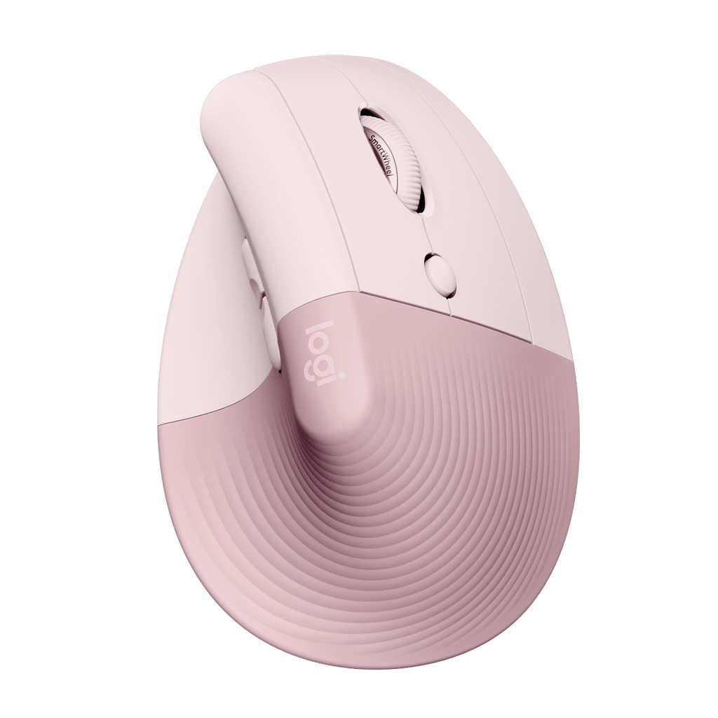 Chuột công thái học Logitech Lift Vertical Pink – GEARVN.COM